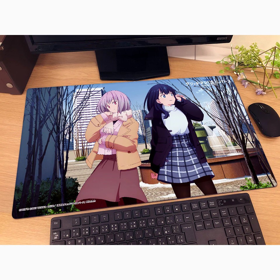 Rikka Takarada & Akane Shinjo Winter Date New Illustration Rubber Mat ...