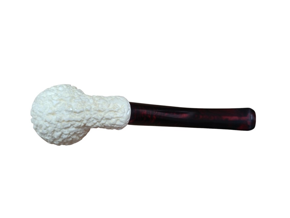 Handmade Turkish Rusticated Block Meerschaum Pipe | eBay