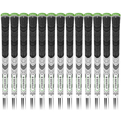 13Pcs Golf Grip Rubber Corded Multi-compound Golf Driver Iron Club Grip ...