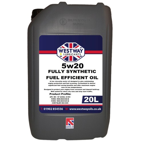 20L 5W20 Synthetic Engine Oil - Ford EcoBoost WSS-M2C948-B WSS-M2C925-B ...
