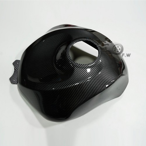 Carbon Fiber Look Gas Fuel Tank Cover Fairing ABS For Kawasaki Ninja ZX ...