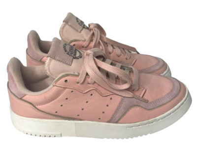 Adidas EE6044 Supercourt US 6.5 Woman's Pink Leather Casual Sneakers | eBay