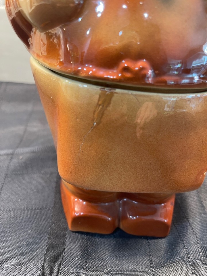 Bartender Cookie Jar Vintage Stash Pot Man Cave Bar Kitchen Display ...