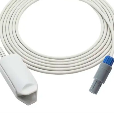 Bionet BM3 Adult Clip SpO2 Sensor 7Pin SpO2 Probe 9.8ft Compatible Grey ...