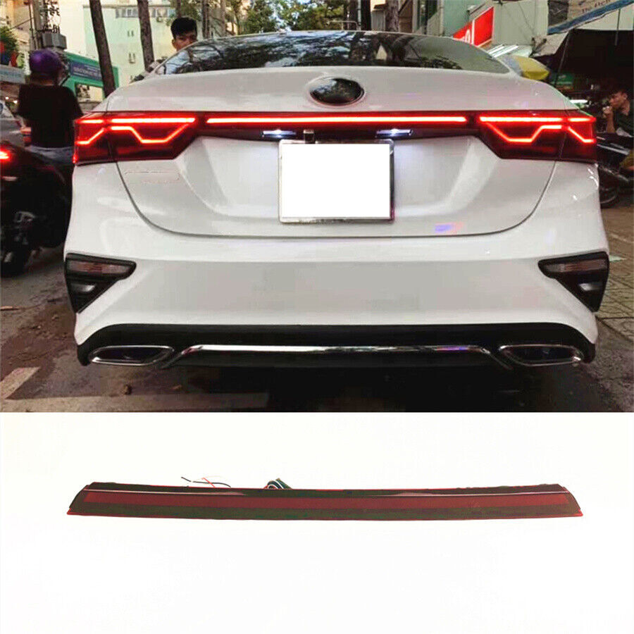 For 2019-2021 Kia K3 Forte Red LED Rear Trunk Brake Light Bar Strip ...
