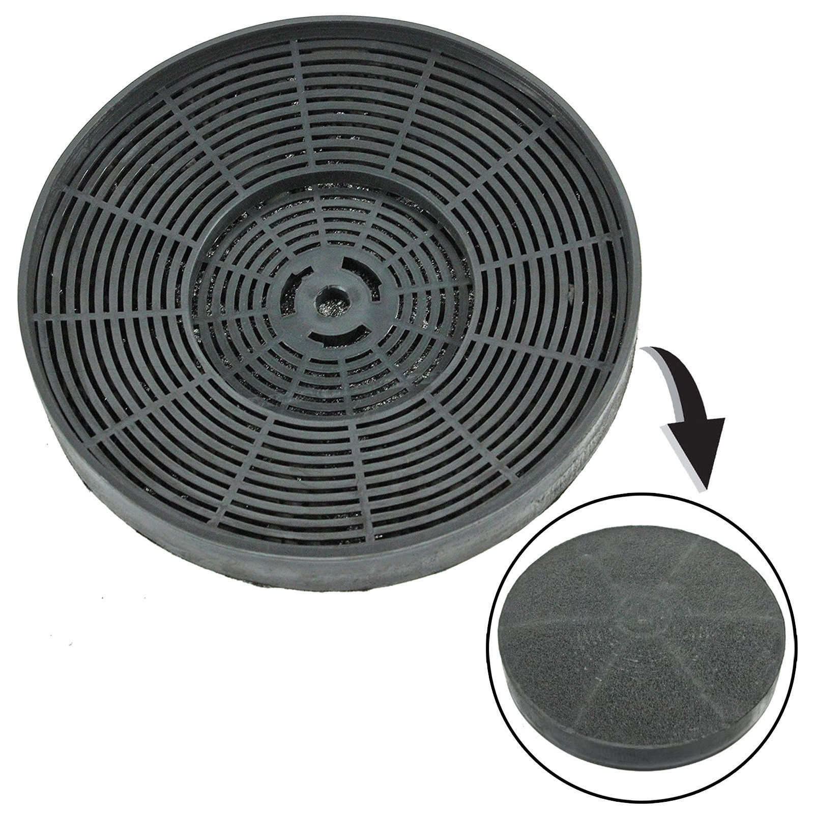 Kitchen Cooker Hood Recirculation Charcoal Filters CHA15 pack of 1 pc ...