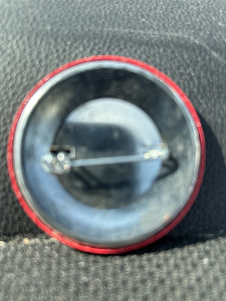 vintage RCA pin Worlds Smallest Plain Paper Terminal 2.5" Red PINBACK ...