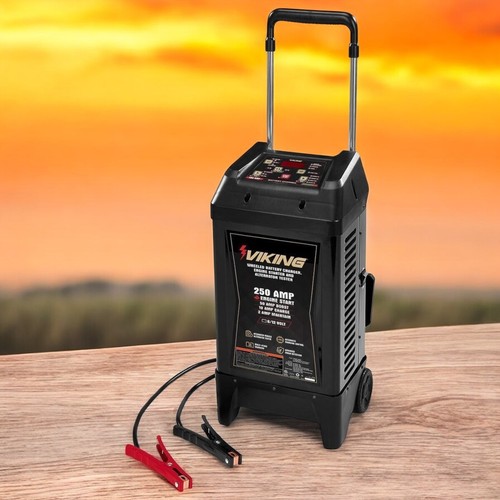 2/15/50/250 Amp 6/12V Wheeled Battery Charger Engine Starter ...