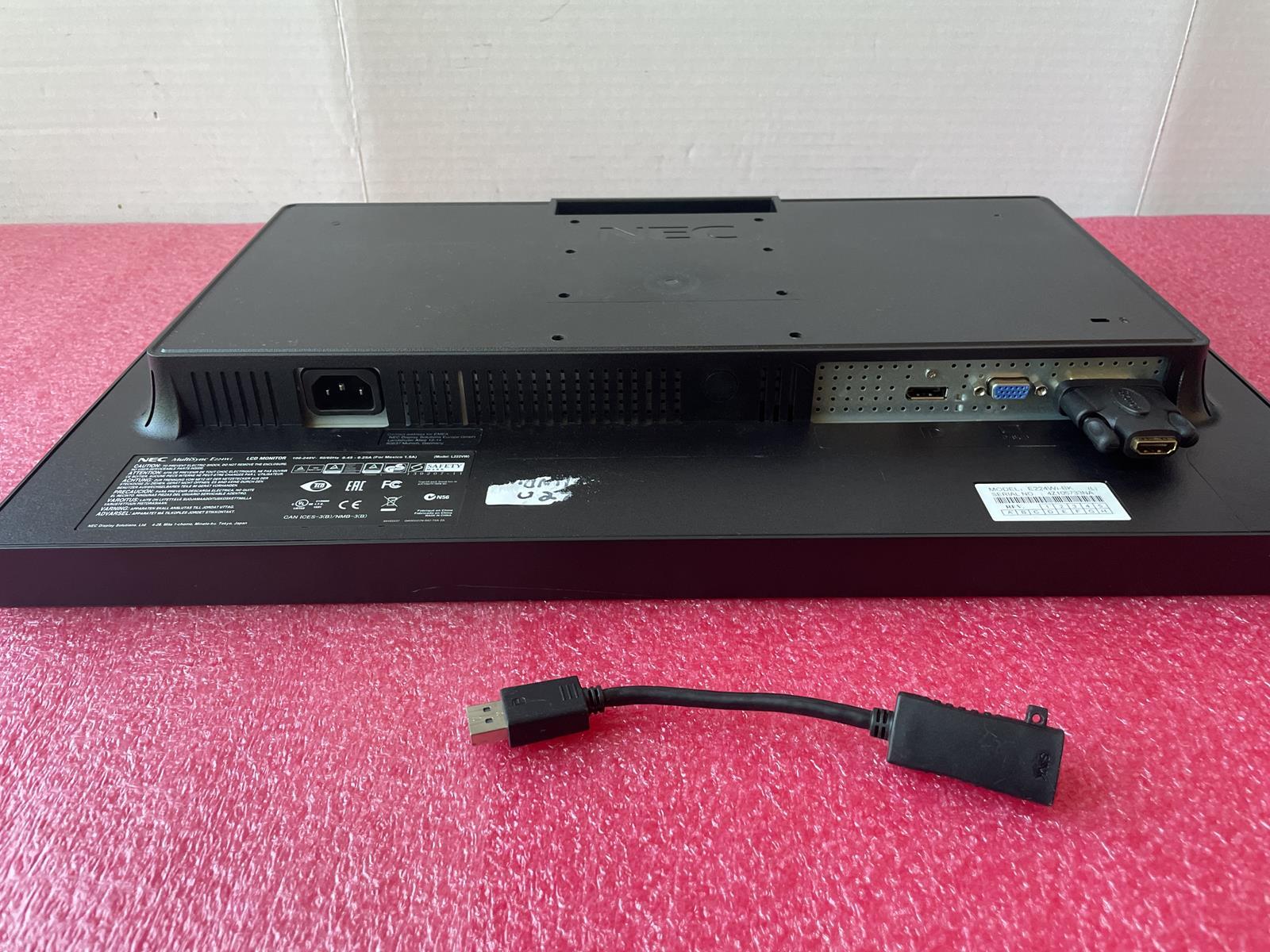 NEC E224WI-BK MULTISYNC LED LCD MONITOR | eBay