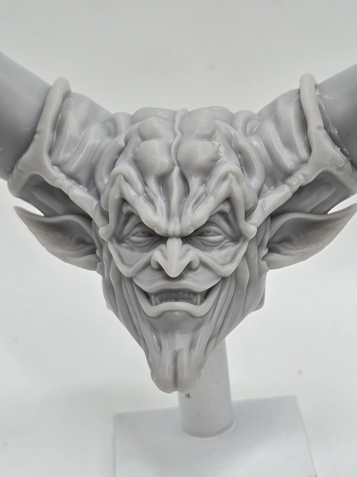 3d Print LEGEND LORD OF DARKNESS MEGAFIG HEAD 1:10 MCFARLANE DC ...