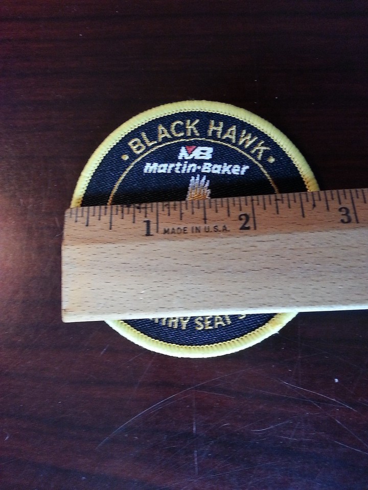 Martin Baker / Black Hawk / Crashworthy Seat Systems Patch | eBay