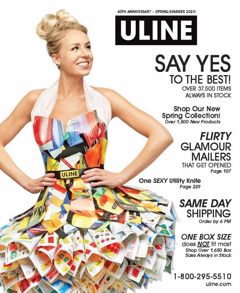 Collect Uline Catalog spring summer 2020 funny cover flirty industrial glamour | eBay