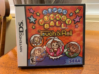 Super Monkey Ball Touch & Roll (Nintendo DS, 2006) Complete With Manual ...