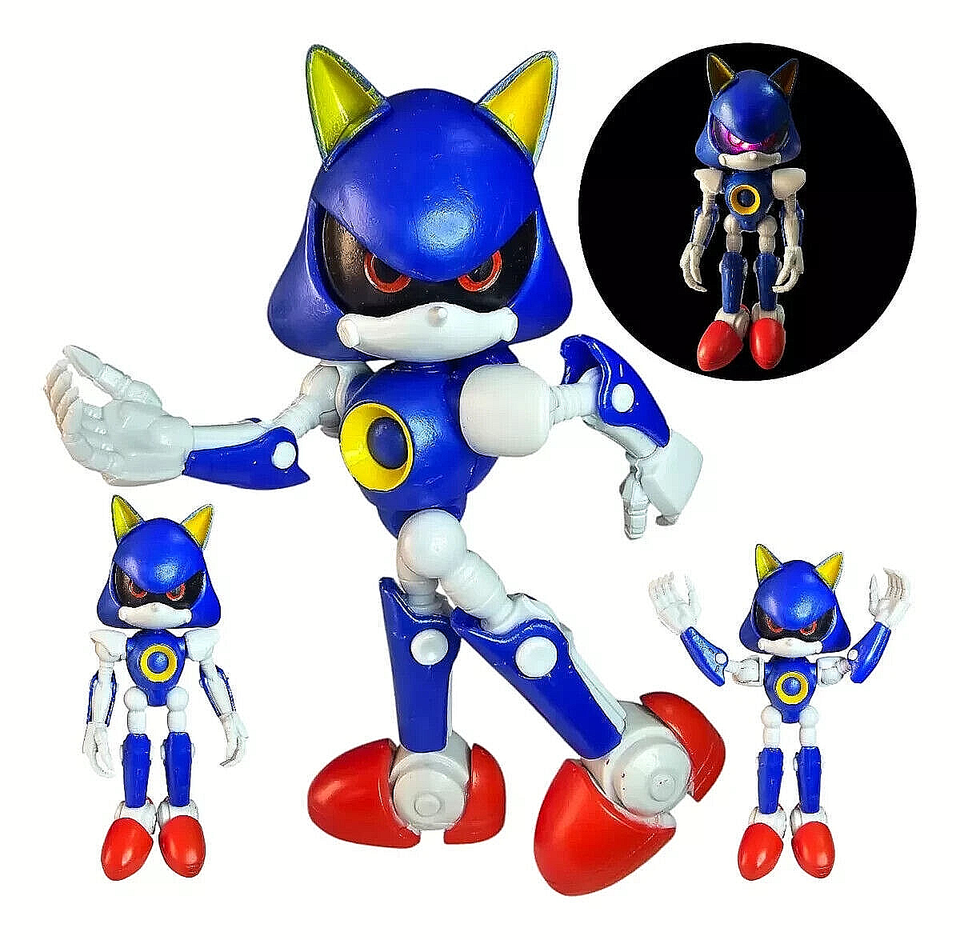 horror ROBOT METAL SONIC action figure oversized 10" SHIN TAPES .EXE ⚡⚡ ...