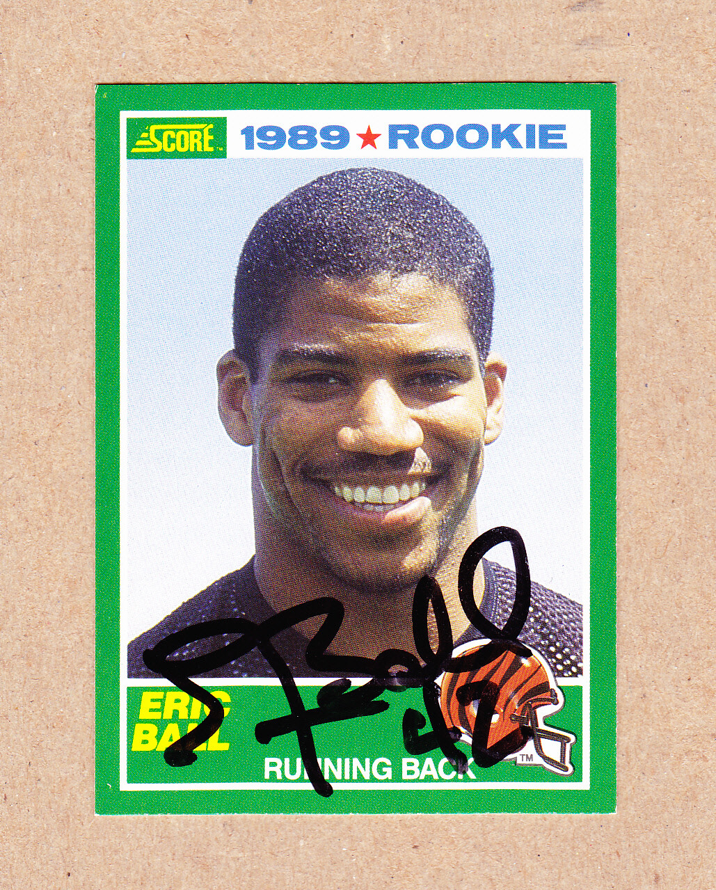 Eric Ball signed 1989 Score Rookie card #264, UCLA Bruins,Cincinnati ...