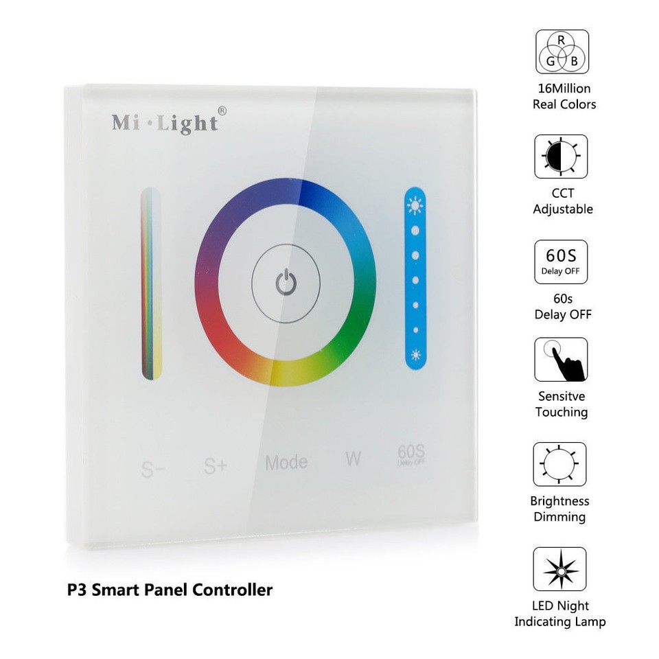 Mi light RGBW Dimming Panel/ Color Temperature CCT Touch Switch Panel ...