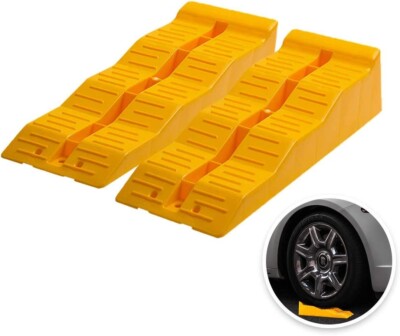 Car Ramps Heavy Duty Tire Ramps Automotive Low Profile Car Trailer SUV ...