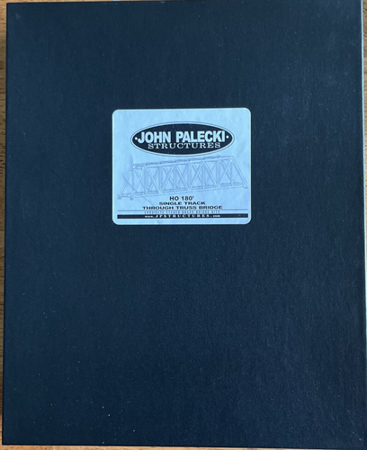 John Palecki Structures 180' Single Track Through Truss Bridge HO | eBay