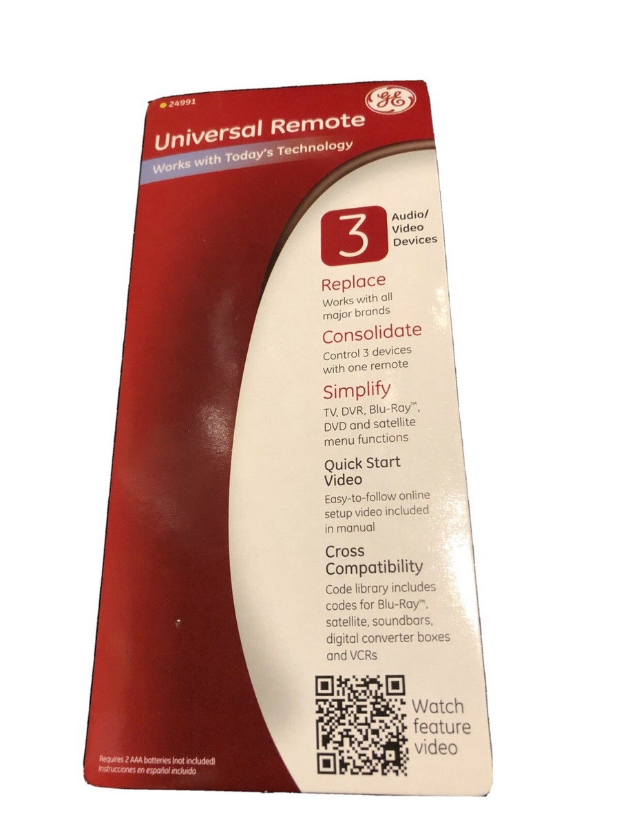 Ge 24991 Remote Control Manual Códigos GE RC24991 C | PDF