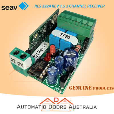 SEAV RES 2224 REV 1.5 _2 CHANNEL RECEIVER RIC NO STILO 433MHz | eBay