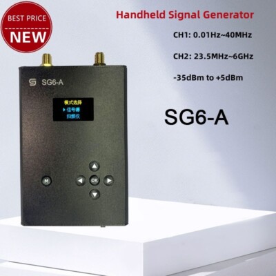 Signal Generator Frequency Sweeper RF Sinusoidal Signal Source LCD SG6 ...