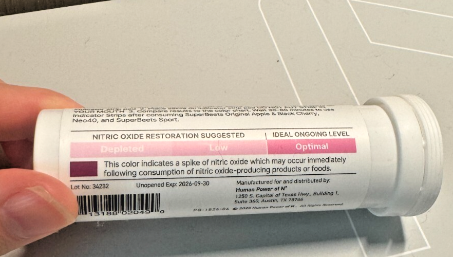 HumanN - Nitric Oxide, Test salivary Nitrite Levels - 1 Tube of 25 ...
