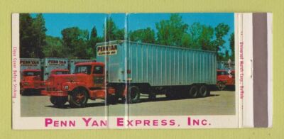 Matchbook Cover - Penn Yan Express Trucking NY 30 Strike | eBay