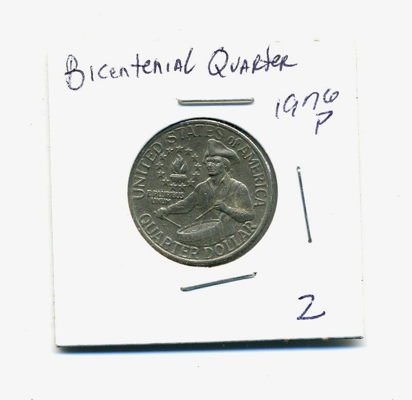 1976-P Washington Bicentennial Quarter US 25 Cents Coin (2) | eBay