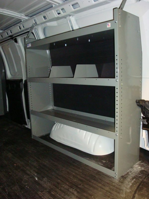 Van Shelving Package Full Size Ford Econoline Set of 3 Shelves+Safety ...