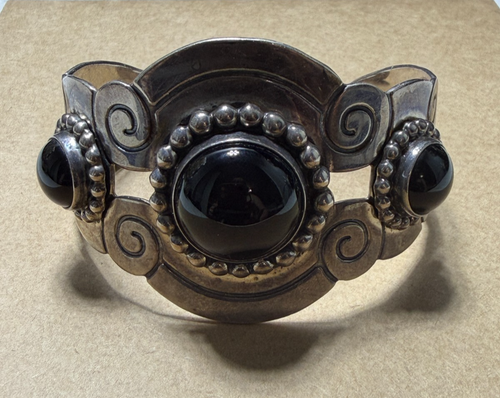 Onyx ATI Mexico 925 Silver Bracelet Southwestern | eBay