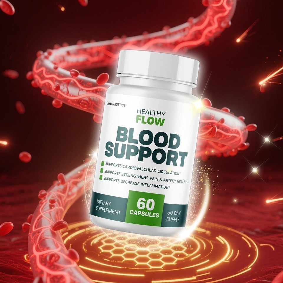 2Pack Healthy Flow Blood Support, Cardiovascular Circulation 120 ...