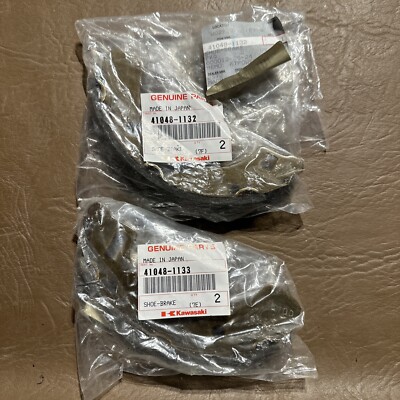 Rear Brake Shoes for Kawasaki 41048-1132 41048-1133 OEM | eBay