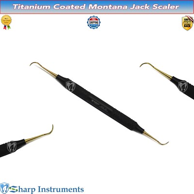 Montana Jack Black Scaler Double Ended Hygiene Sickle Dental ...