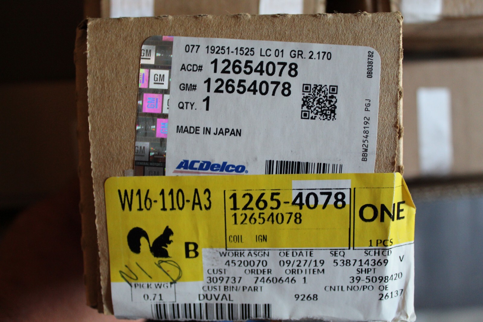 Ignition Coil ACDelco GM Original Equipment 12654078 | eBay