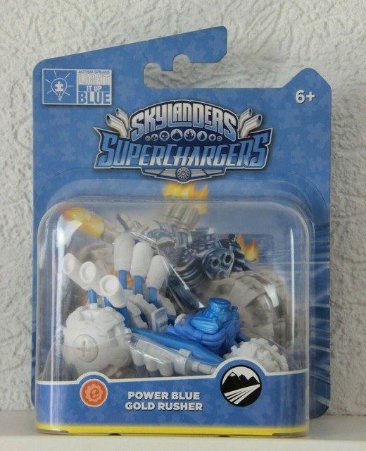 Power Blue Gold Rusher Skylanders SuperChargers Land-Fahrzeug Neu-OVP ...