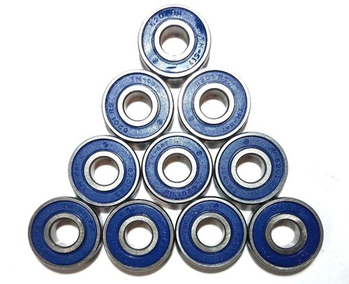 10 QTY 6201-RS RUBBER SEAL BEARING 6201RS BALL BEARINGS 6201 RS TEN PCS ...