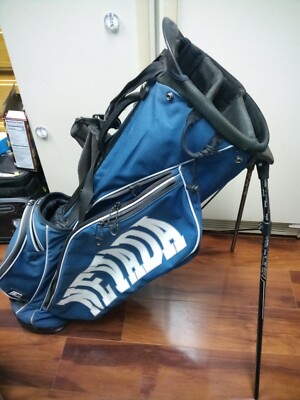 Ping Mascot Blue Stand Golf Bag E2 Backpack Straps NEVADA logo And ...