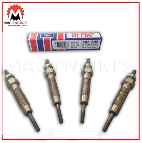 ME201638 GLOW PLUG SET MITSUBISHI 4M40 4M40T FOR DELICA PAJERO/MONTERO ...