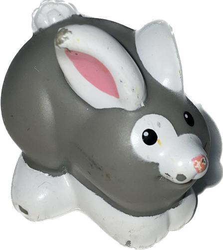 Fisher Price Chunky Little People Gray Bunny Rabbit *EE15 | eBay