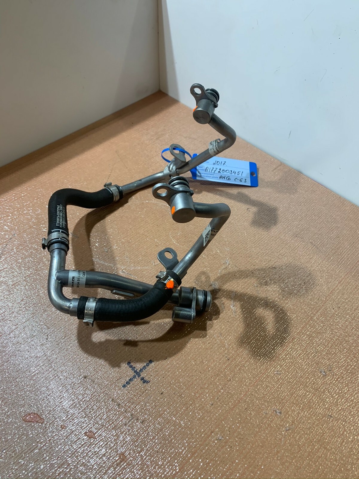 Mercedes W205 C63 AMG TURBOCHARGER COOLANT PIPE A1772003451 OEM | eBay UK