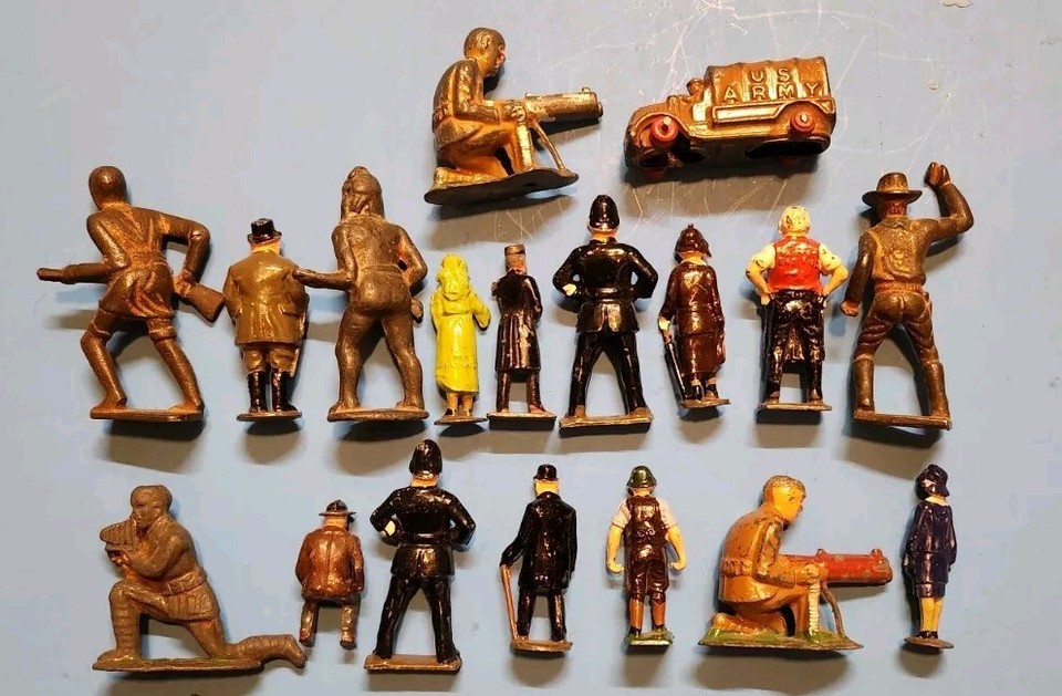 Vintage Manoil, Grey Iron, Britians, Barclay, Cast Iron, Lead, Toy 18 ...