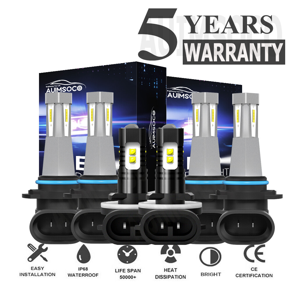 For Oldsmobile Achieva Coupe 2-Door 1992-1998 LED Headlights Fog Light ...