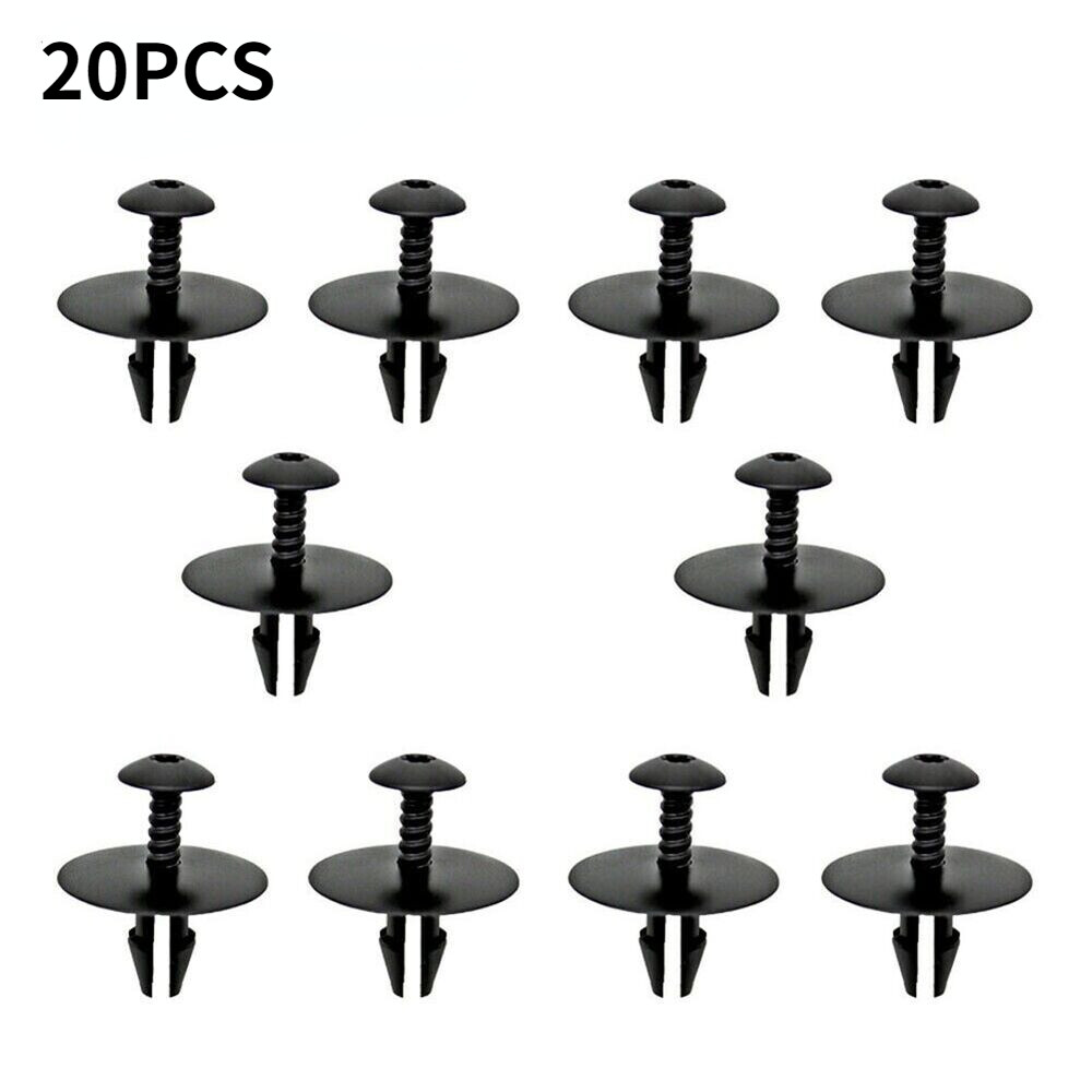 20 Pcs Clips Side Skirt For Mercedes W211 A0019900192 Black Cover Nylon ...