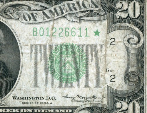 ** STAR ** $20 1934 Federal Reserve Note ** PAPER CURRENCY | eBay