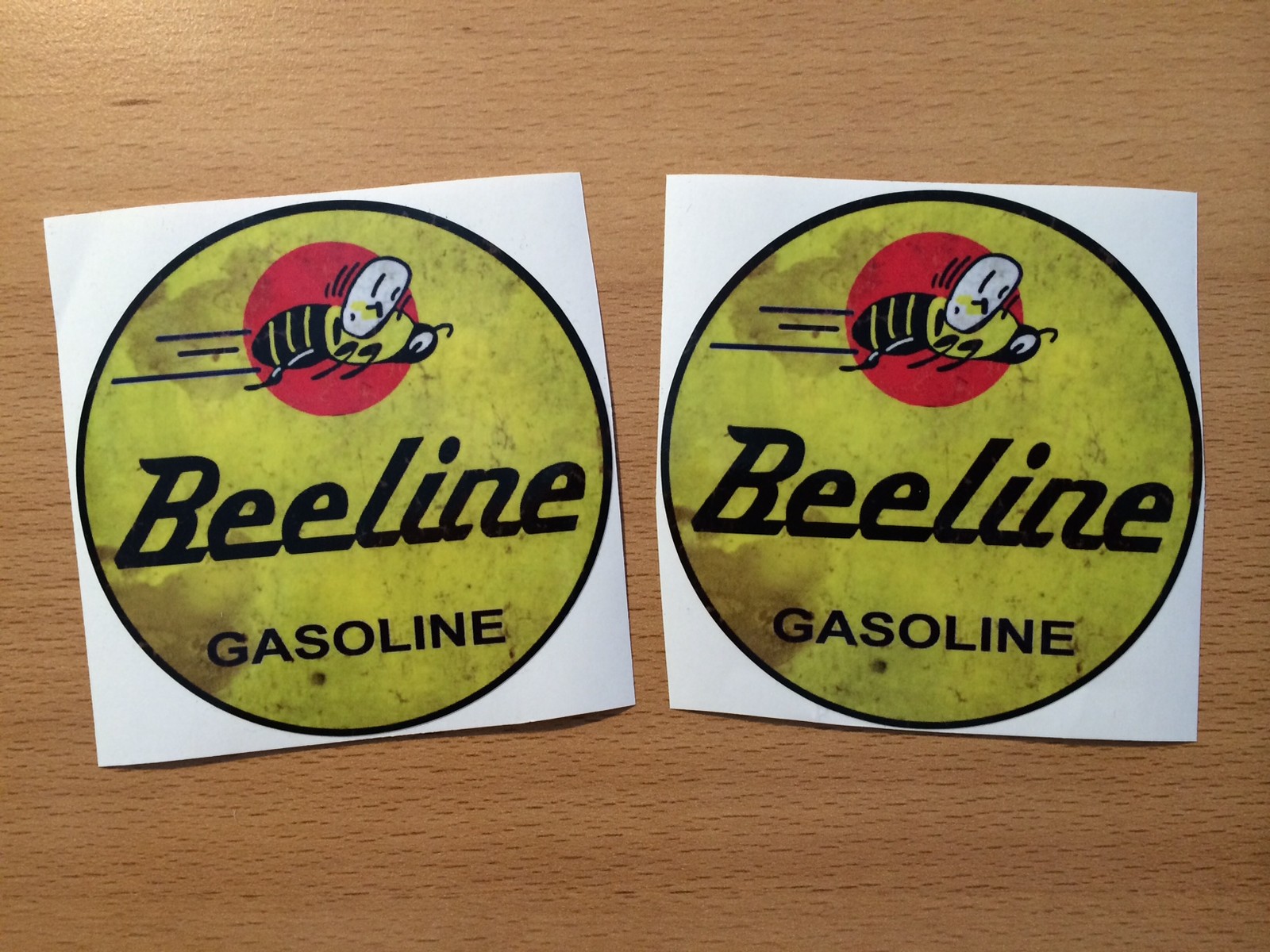 2x Beeline Aufkleber Öl Oil Tuning Racing Rennsport Oldtimer Sticker ...