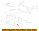 GM OEM 19-23 Escalade ESV Radiator Support Radiator Support-Lower Extn ...