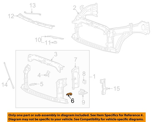 GM OEM 19-23 Escalade ESV Radiator Support Radiator Support-Lower Extn ...