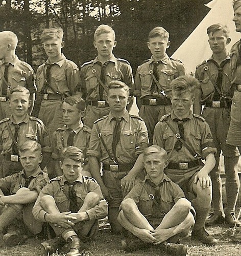 **BEST! German Jugend Uniformed Boys Truppe Poised in Camp by Tent for ...