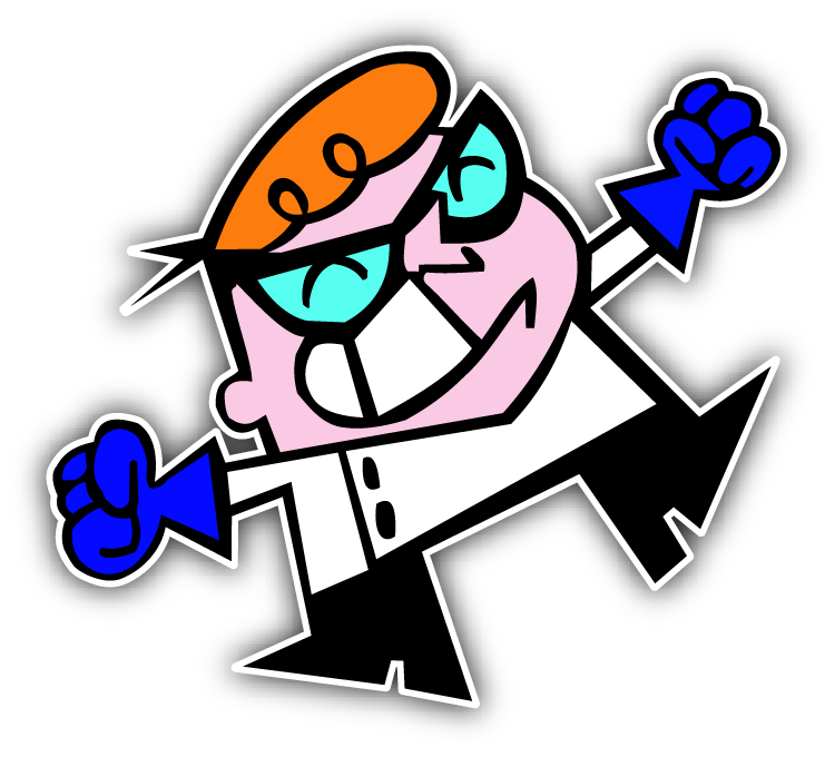Dexter's Laboratory Angry Cartoon Car Bumper Sticker Decal 5''x 4'' | eBay
