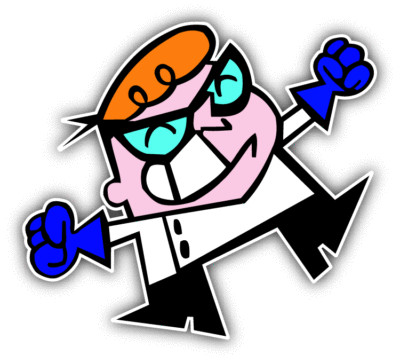 Dexter's Laboratory Angry Cartoon Car Bumper Sticker Decal 5''x 4'' | eBay